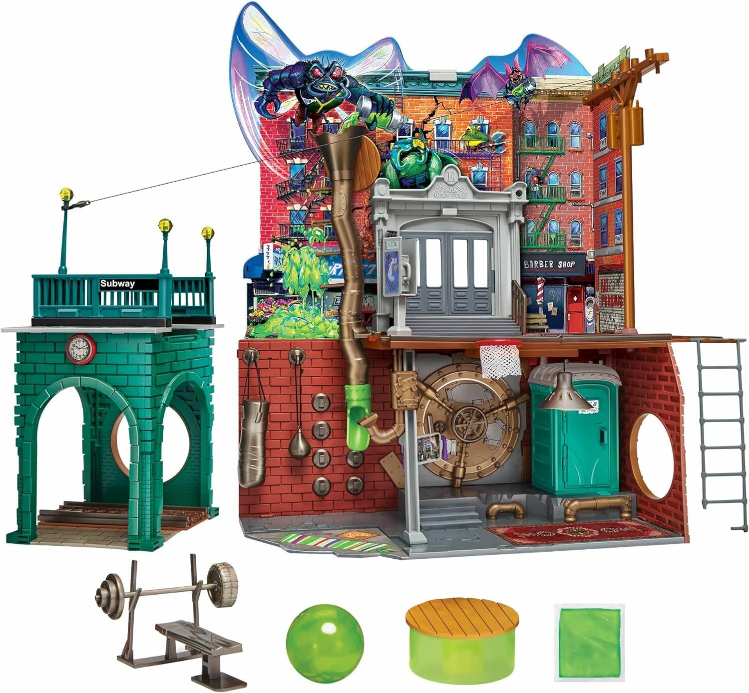 Mutant Ninja Turtles, Игровой набор Mutant Mayhem Sewer Lair от Playmates Toys -hj