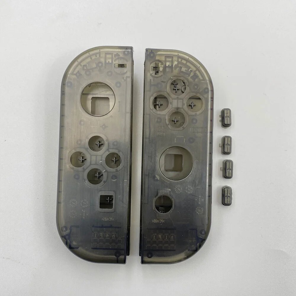 Замена корпуса для контроллера Nintendo Switch Joy-con DANUGZONE Clear Black