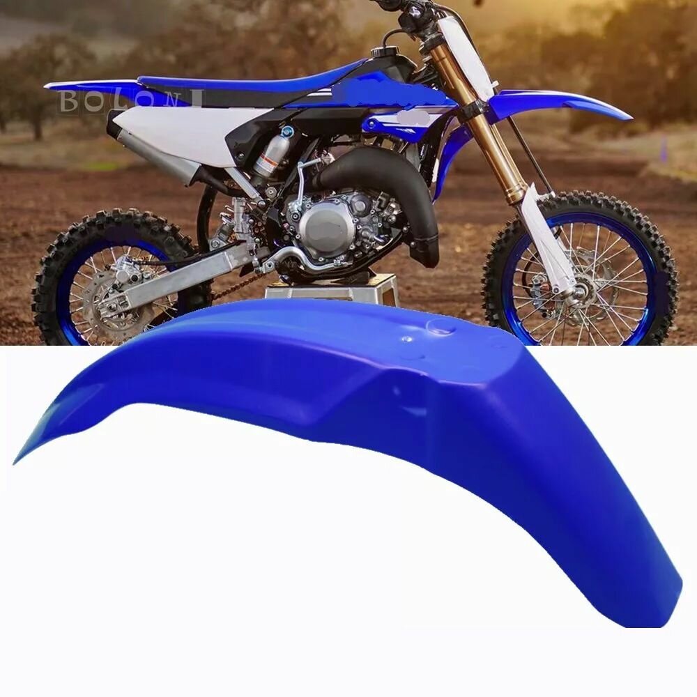 Крыло переднее для мотоцикла MX Enduro Blue