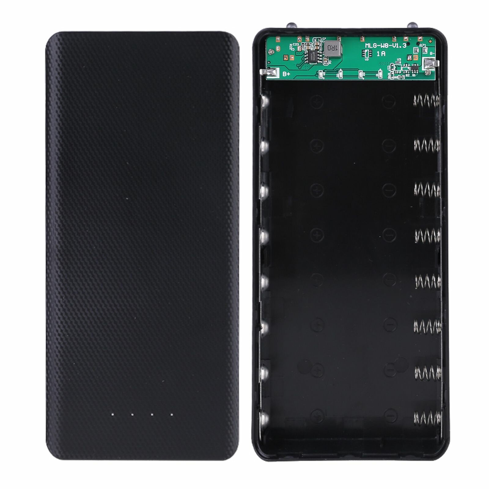 5V USB 8x18650 Power Banks Type C Батарейный блок Зарядное устройство для мобильного телефона DIY чехла Стол