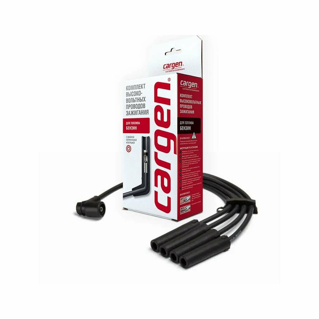 Провода высоковольтные для Лада Калина, Лада Гранта (1,6 л, инжектор, 8 кл.), CARGEN, комплект