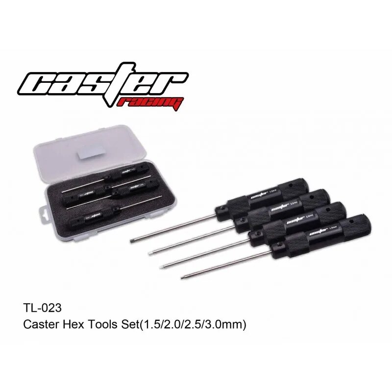Набор шестигранных ключей Caster TL-023 1.5 2.0 2.5 3.0 мм