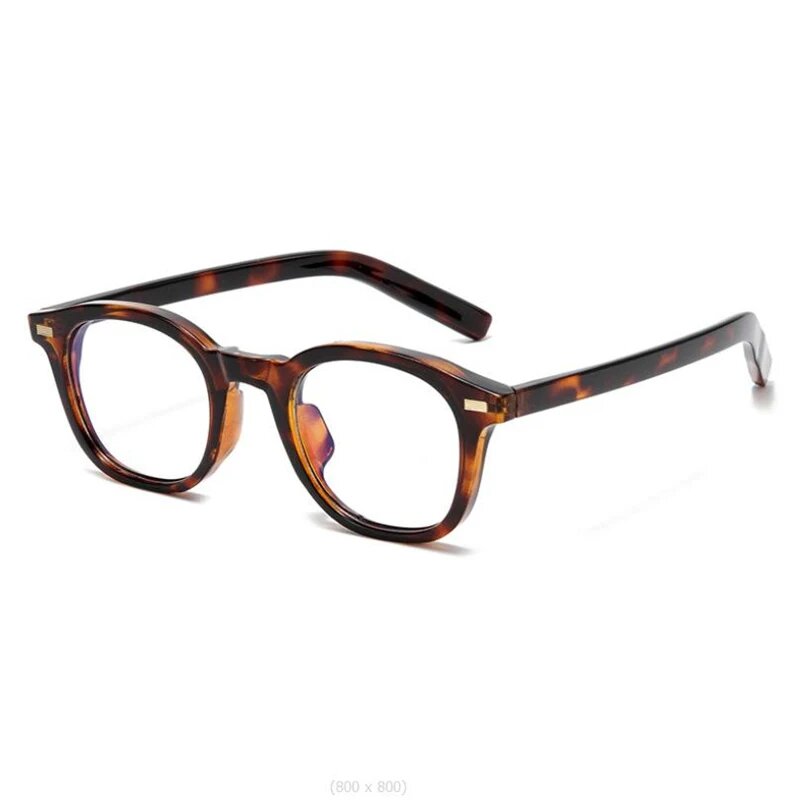 GSBJXZ Овальные очки для близорукости TR90 белые Anti-blue Light C4, Myopia -2.0