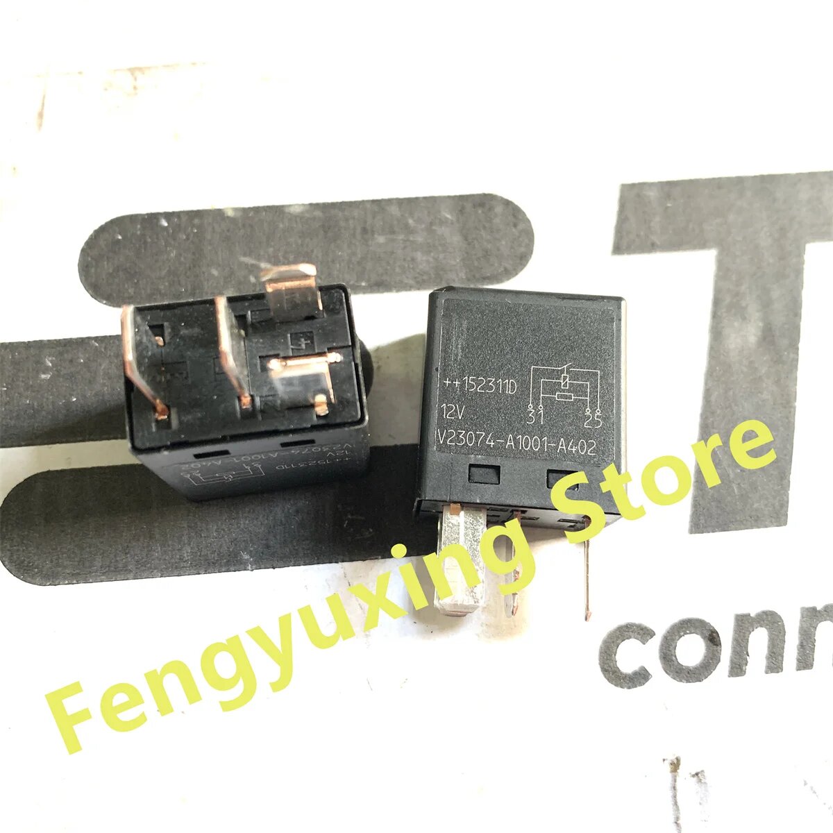 Оригинальное автомобильное электромагнитное реле топливного насоса V23074-A1001-A402 PA66-GF25, 4-контактное