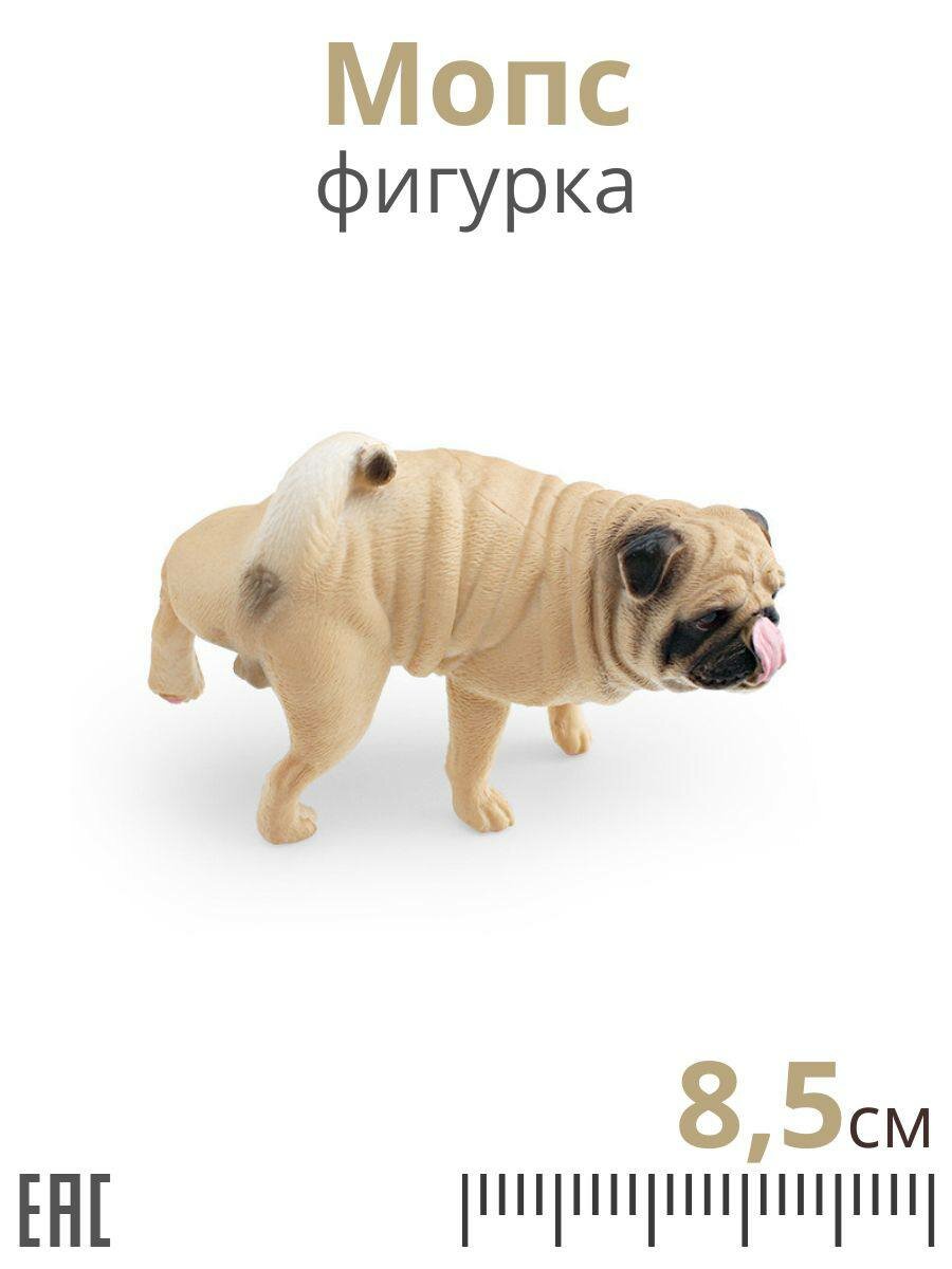 Фигурка игрушка, Писающий Мопс / Игрушка собачка