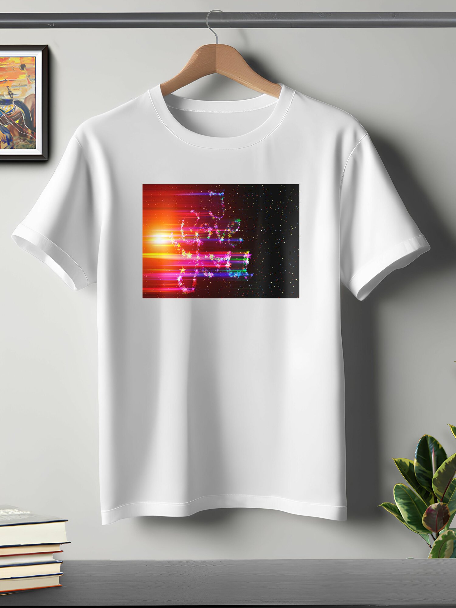 Футболка  Детская ONEQ 158 (13-14) размер с принтом День Святого Валентина, белая