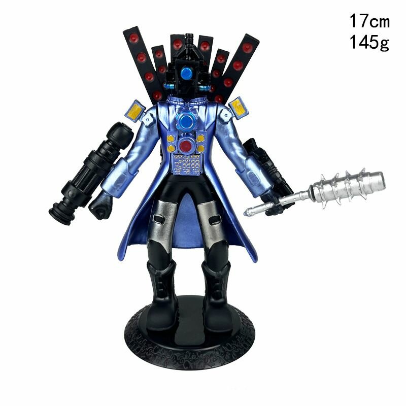 Фигурка Скибиди туалет Титан дрель мен / Skibidi Toilet Upgraded version of the monitor (17см, пакет)