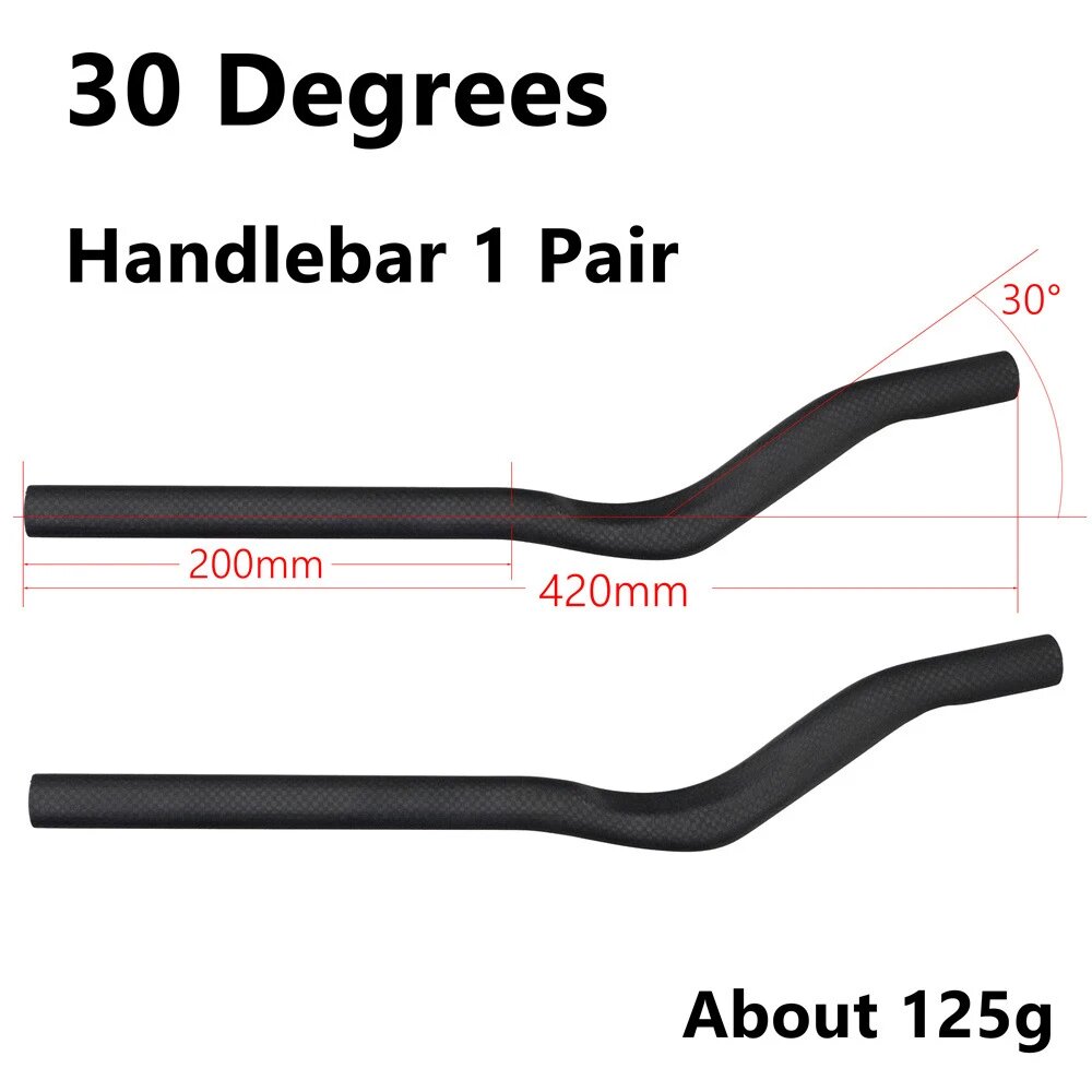 Kocevlo карбоновые рулевые аэробары 30°/45°, бурчатый Only Bar 30 degree