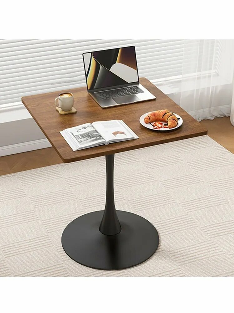 Стол обеденный Нераскладной, 60х60х73 см деревянный или металлический прочный простой в уходе