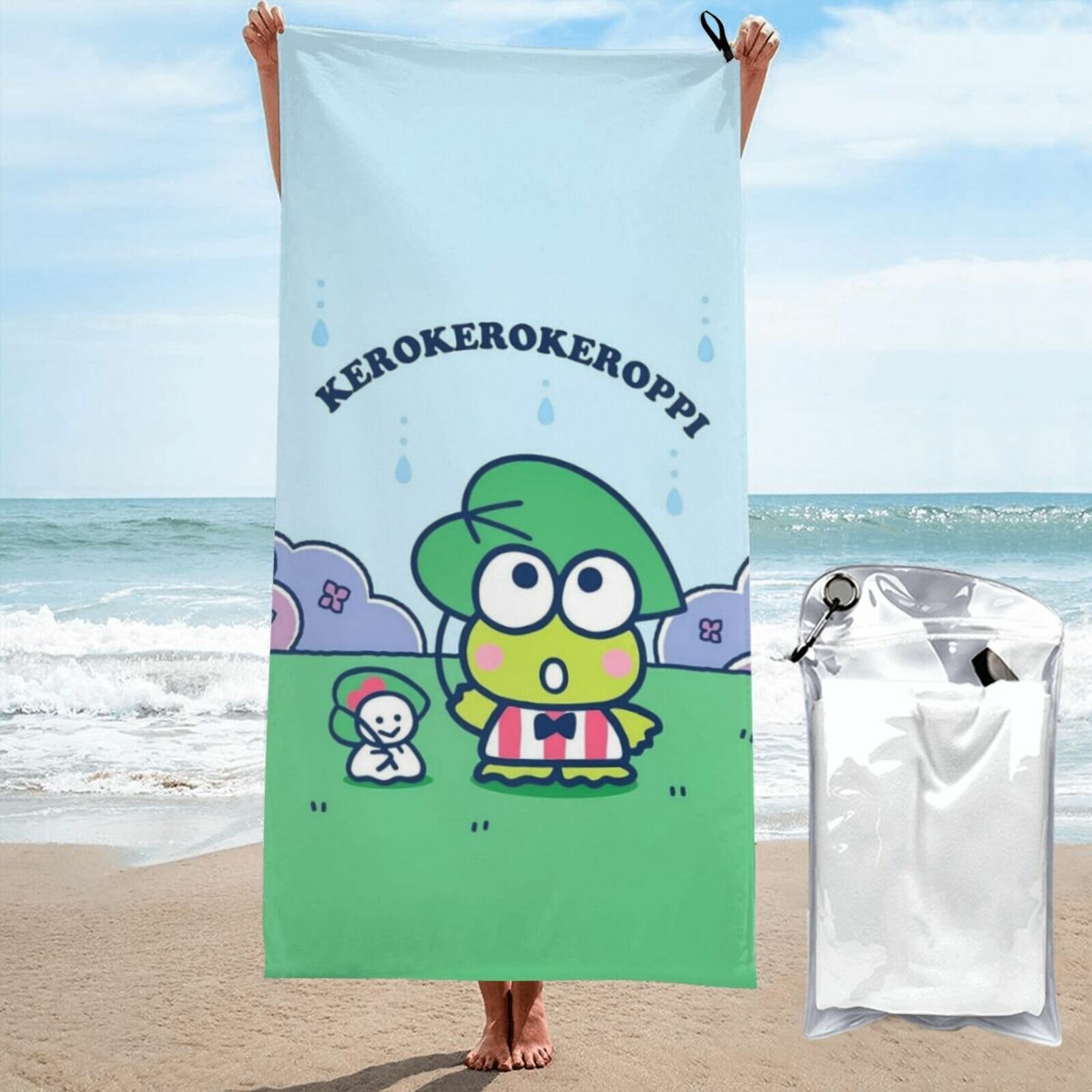 Быстровысыхающее полотенце Kero Keroppi