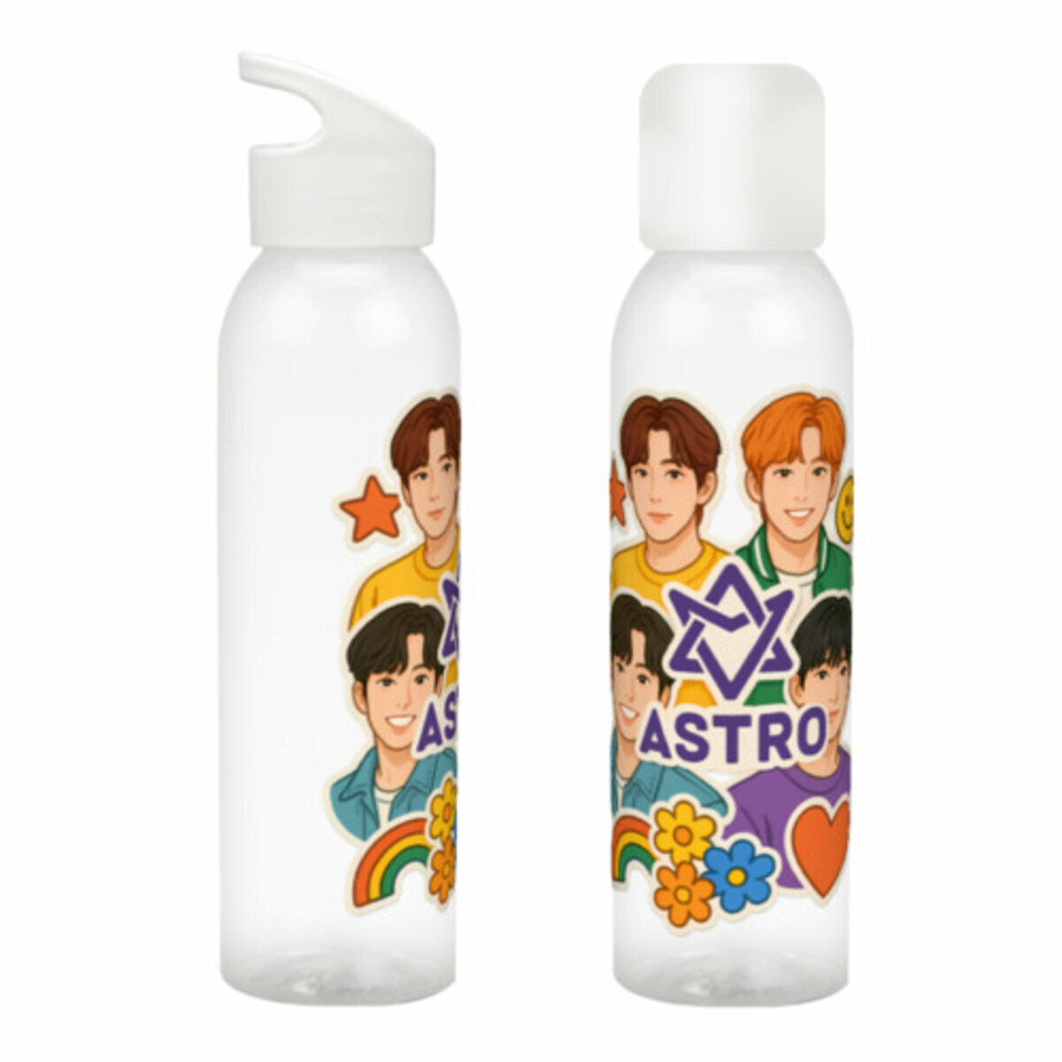 Бутылка для воды «Astro k-pop» (белый)