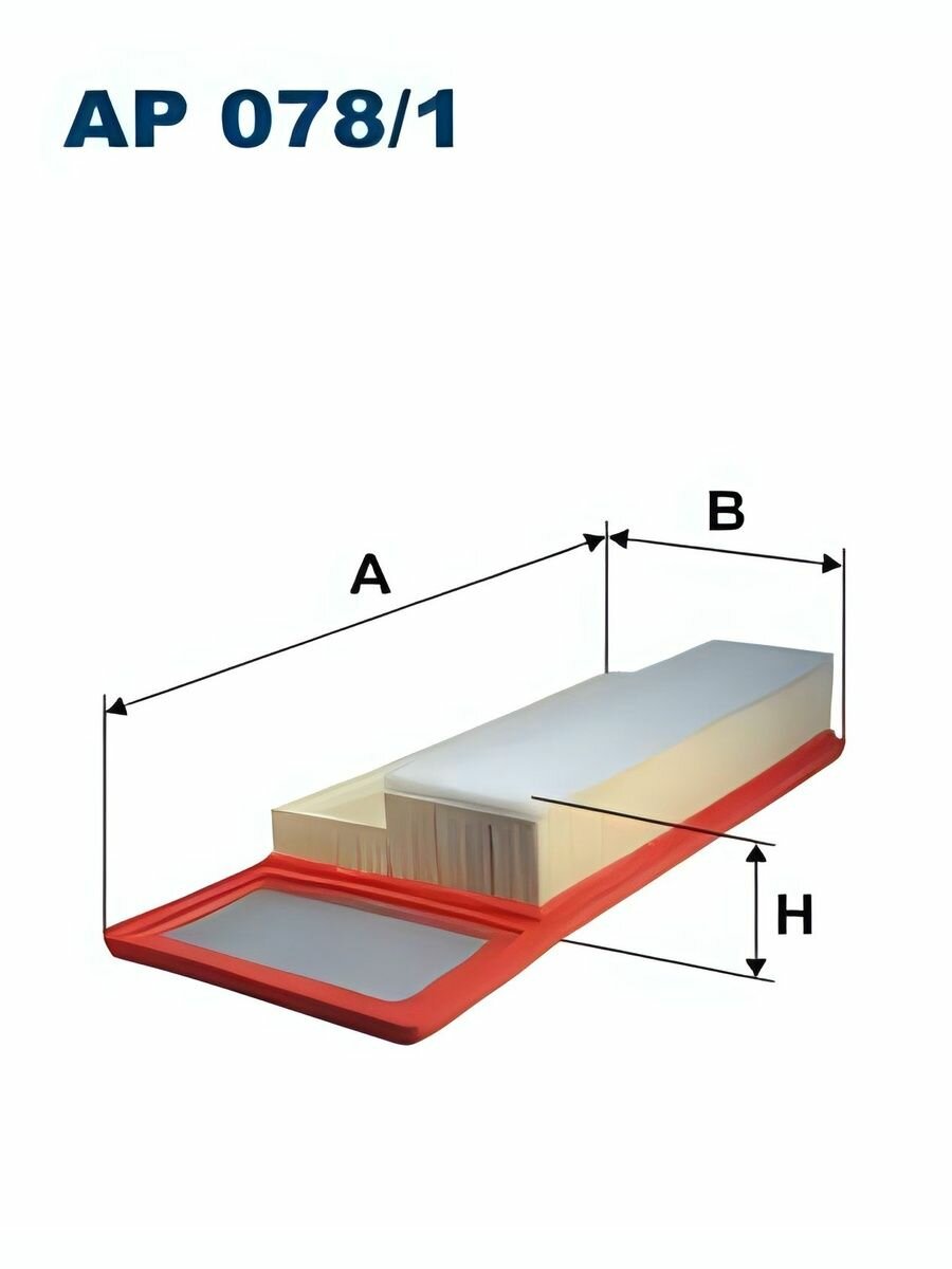 Фильтр воздушный для Fiat Doblo Punto 1.3D 2010> / на Фиат Добло Пунто