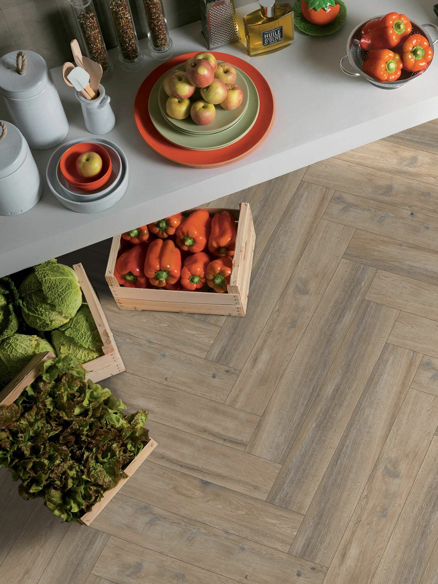 Керамогранит ENNFACE 20 х 120 см, Grove Beige, матовый с рельефом, 1,20 м2 в упаковке (5 шт.)