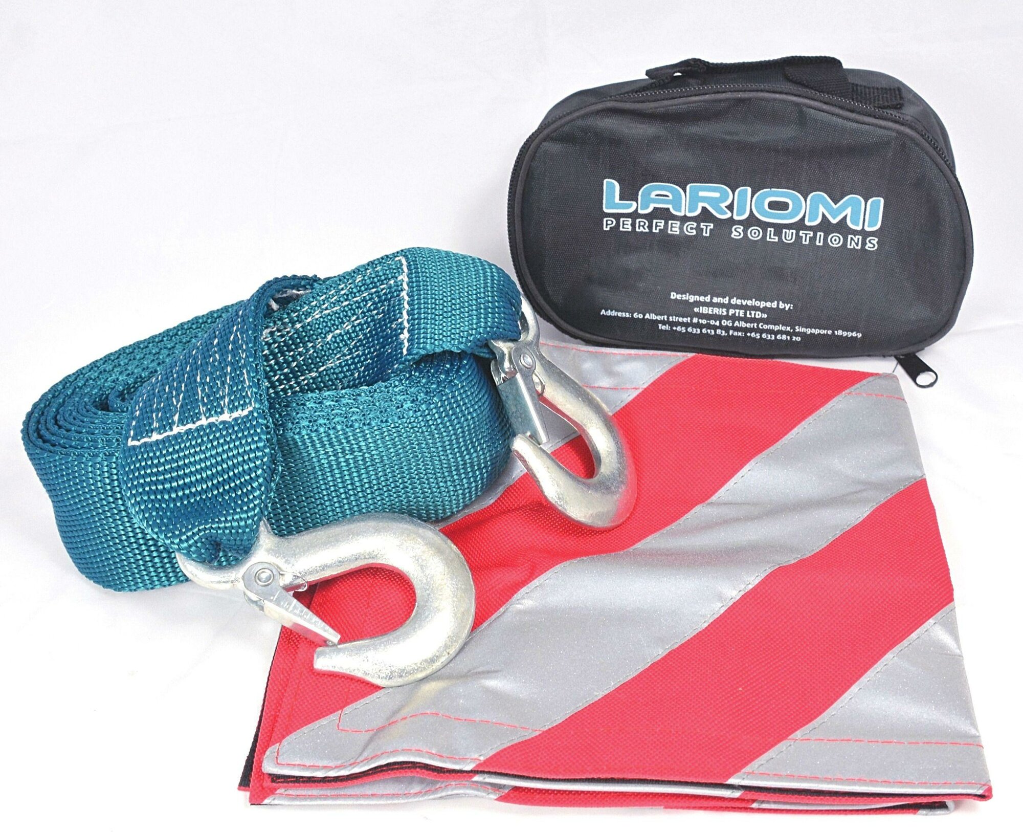 Lariomi буксировочный трос, нагрузка до 3т, длина 4м LTR03002