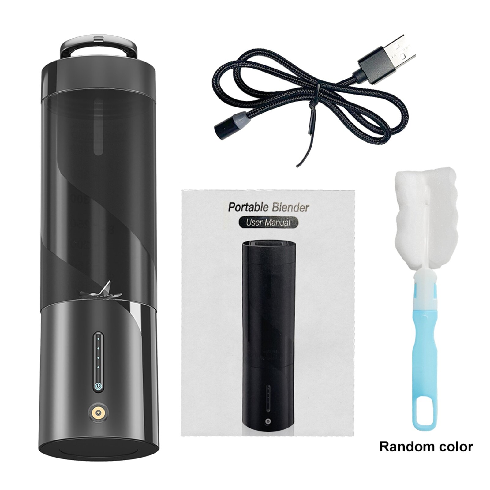 Portable Blender for Shakes and Smoothies 16OZ Capacity 15W High-Power Personal Size with Magnetic Charging XIP8 Waterproof 20000rpm 6 Sharp Blades Multifunctional Household Electric Juicer Cup Sports/Travel/Gym/Outdoor