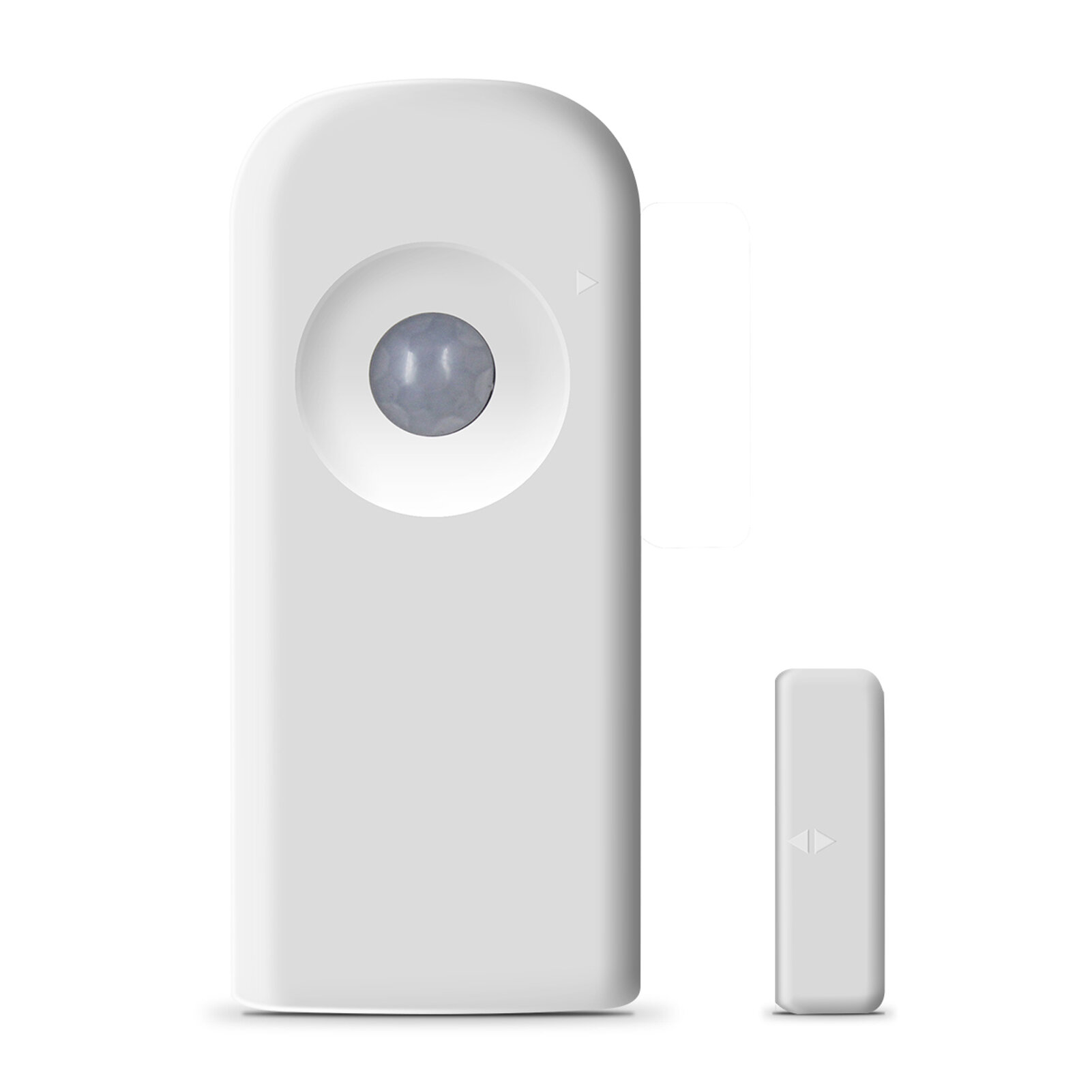 Датчик движения Tuya WiFi для дверей и окон с PIR-датчиком, уведомлениями в приложении, записями состояния, интеграцией с системой домашней сигнализации.