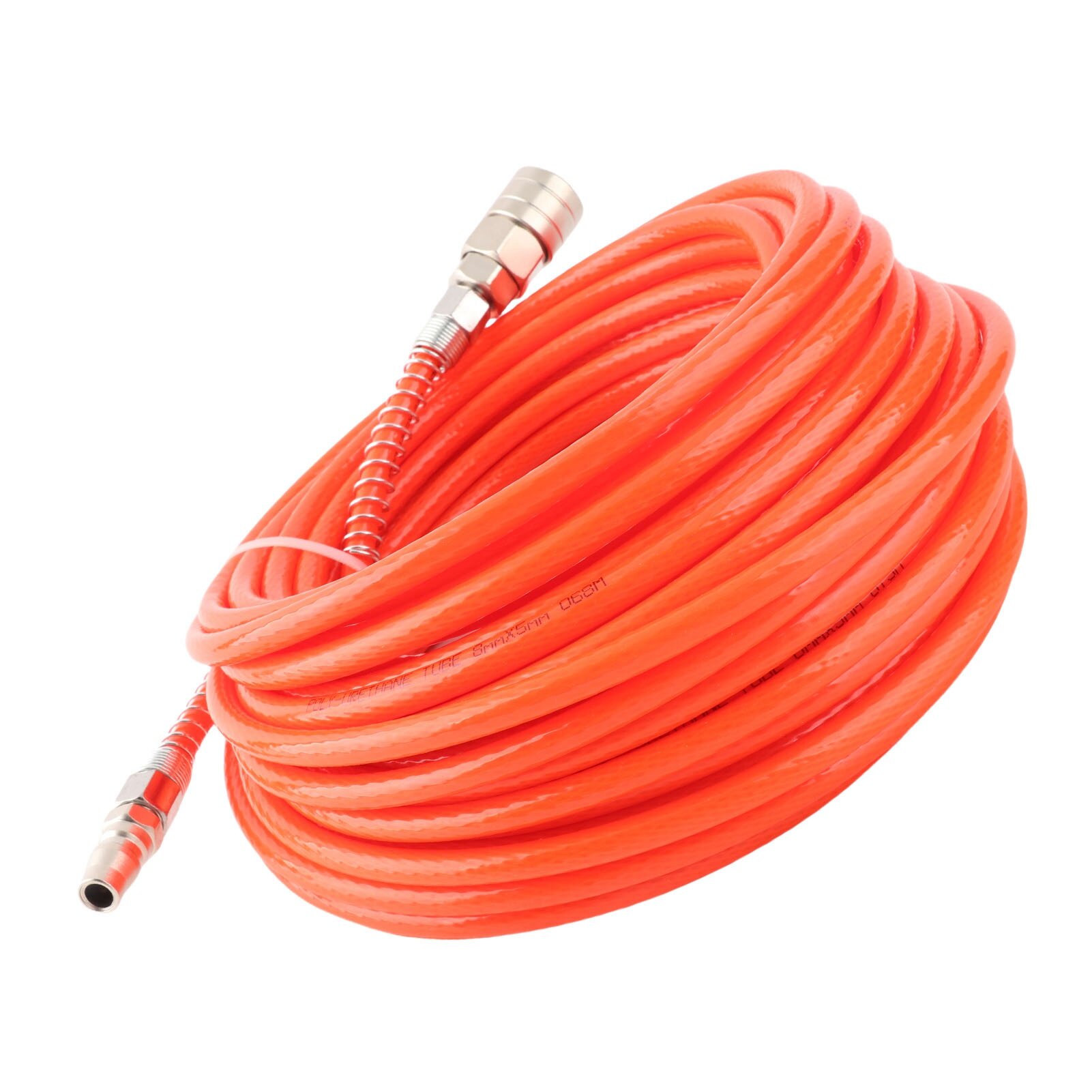 Воздушный компрессор, труба высокого давления, 1/4 дюйма, NPT, 5 мм, внутренняя, 8 мм, наружная воздушная, пневматическая, полиуретановая, шланговая трубка, длина 20 м, красная