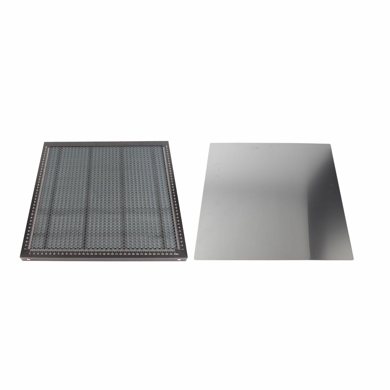 Чёрный лазерный рабочий стол из алюминиевого сплава для резки и гравировки, 400x400 мм