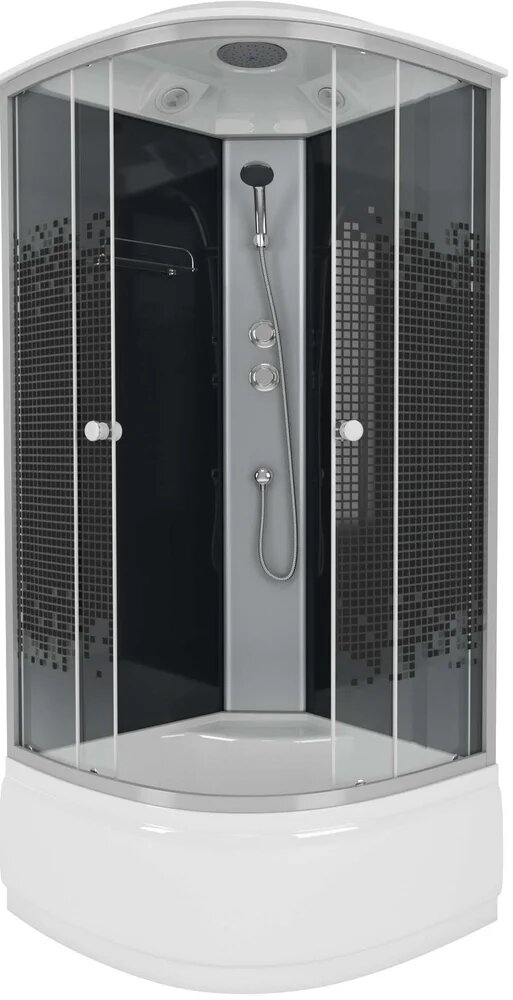 Душевая кабина Niagara Eco NG-7507-14 с высоким поддоном, с сиденьем