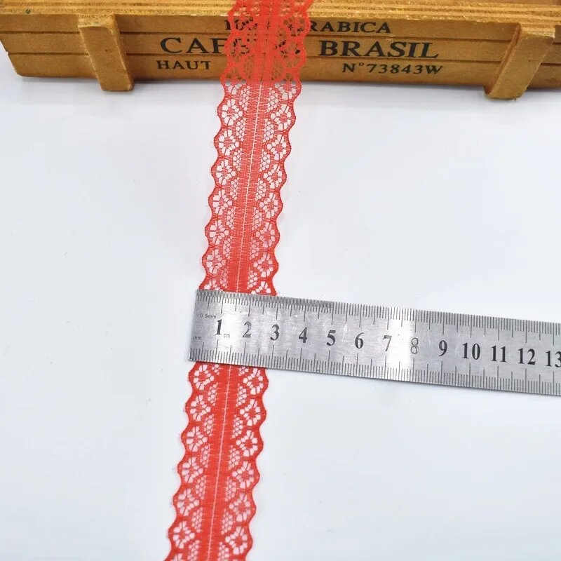 10 ярдов/лот, красная кружевная лента, лента, одежда, платье, ювелирные изделия, вышитая красная кружевная отделка, ленты, ткань, украшение для шитья, кружевная аппликация