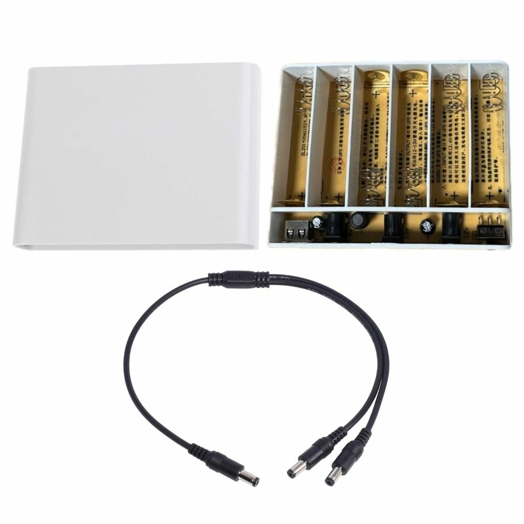 6-секционный блок питания ИБП напряжением 5912 В с точками постоянного тока 1 и 2 проводами-белый