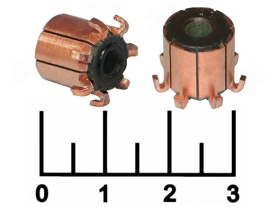 Коллектор электродвигателя 7/3.8*11.4*12мм AMKSS0006/TT73088/TT73115