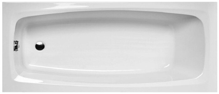 Акриловая ванна ALBA SPA Valencia 160x70 см, пристенная, белая, на ножках