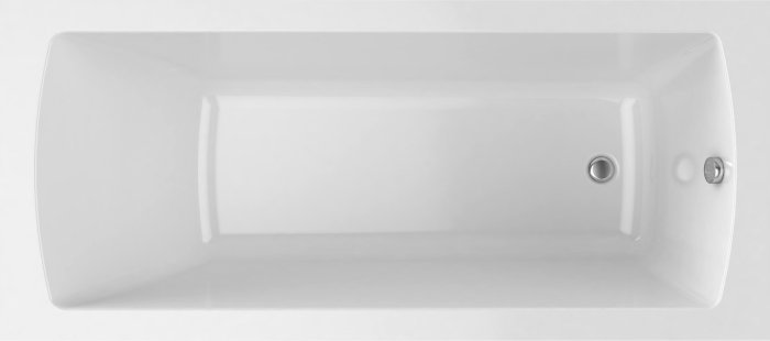 Акриловая ванна Timo Ritta 1570 150x70 см, пристенная, белая, с каркасом