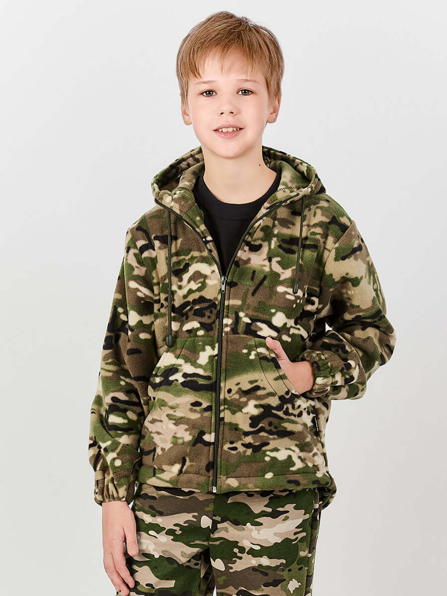 Толстовка детская флисовая на молнии