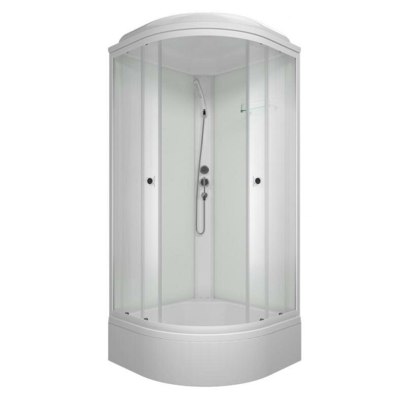 Тритон Душевая кабина Лайт 100*100 В (7 мест+сифон D50мм) Щ0000061826 Тритон