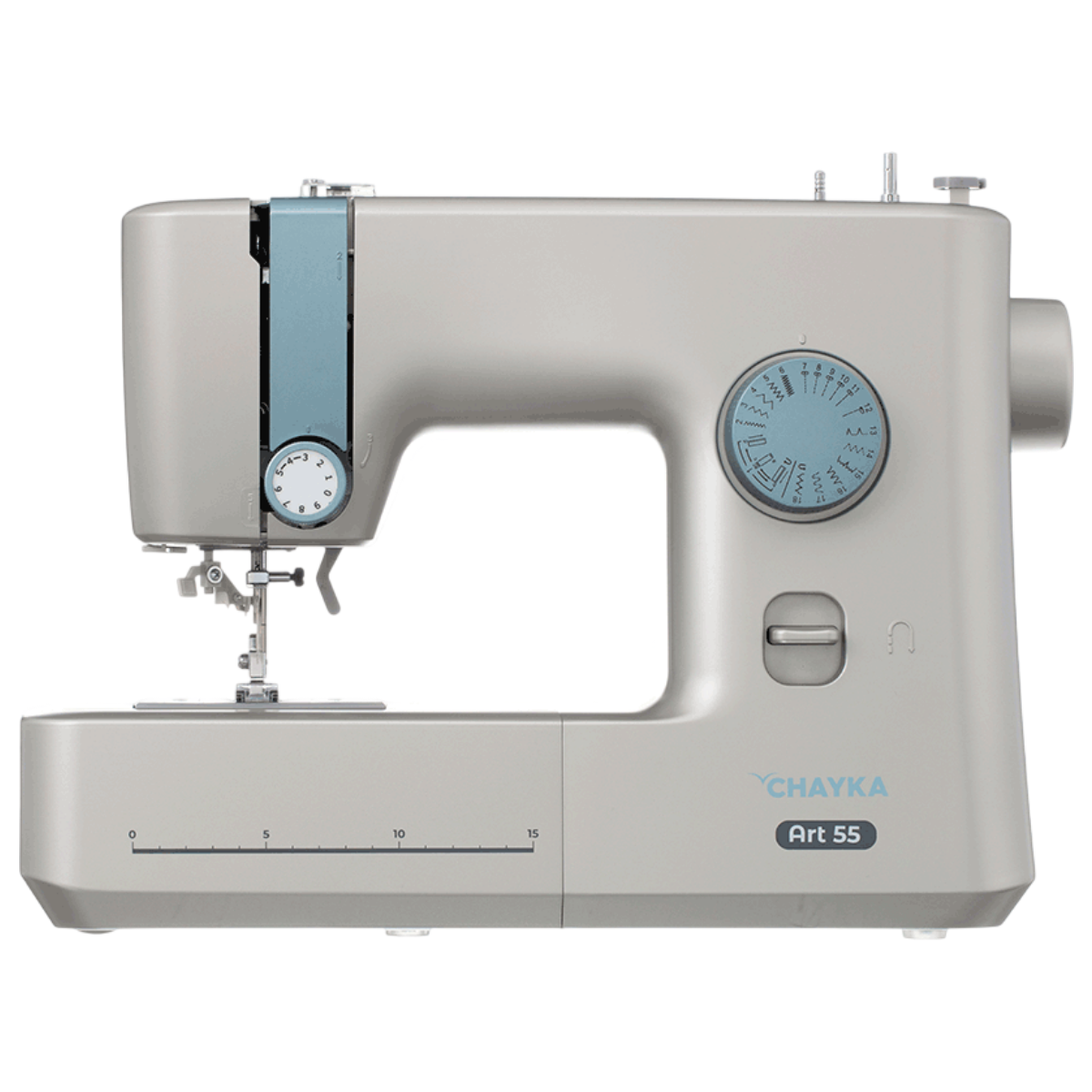Швейная машина Chayka ART55, серебристый, электромеханическая