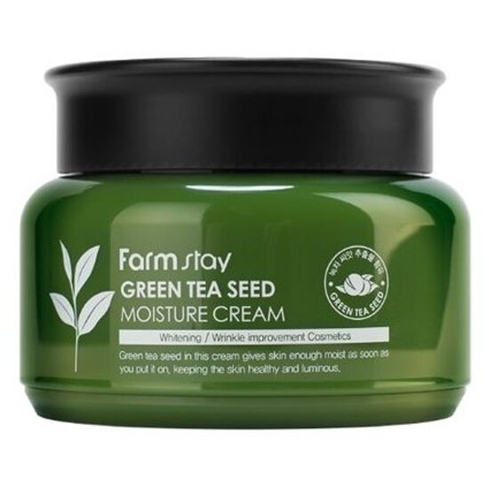 Увлажняющий крем для лица Farmstay с семенами зеленого чая, 100г