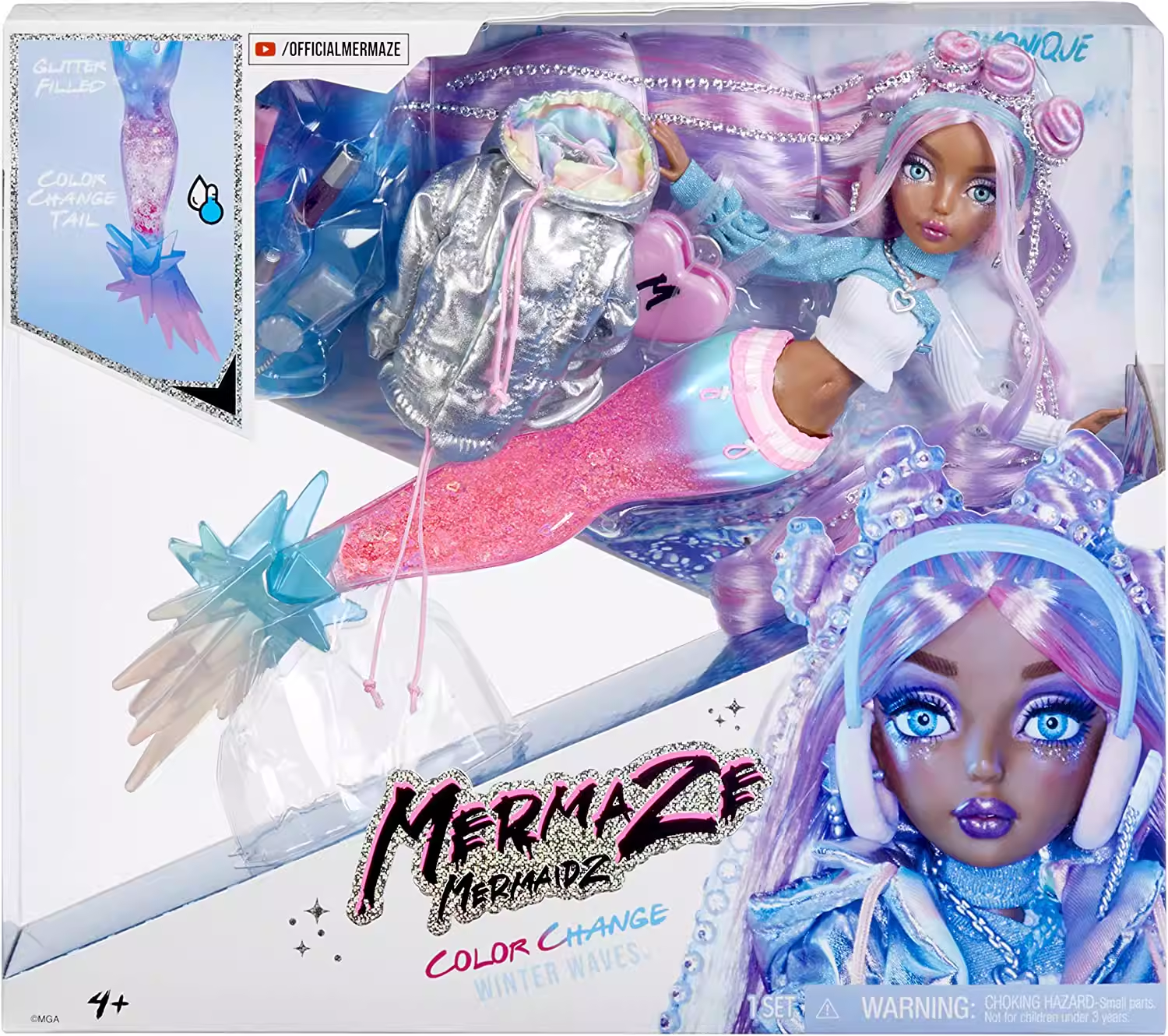 Кукла MGA MERMAZE MERMAIDZ Baez Русалка, игрушка-наряжалка для девочек（Collector Edition Harmonique ）