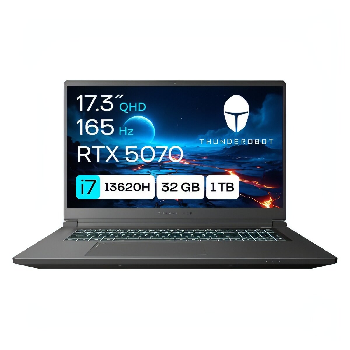 Ноутбук игровой Thunderobot Range 17 G2 Max//17.3"/Core i7-13620H/32/1Tb/RTX 5070/noOS