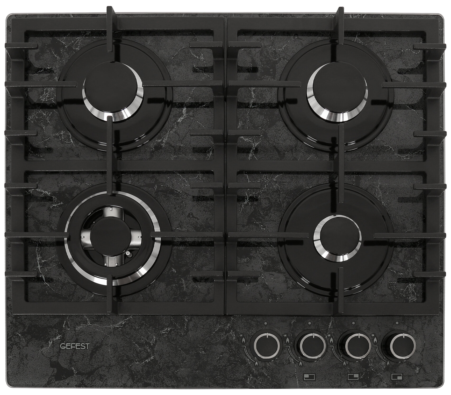 Варочная поверхность Gefest ПВГ 2401-01 К53, газовая, на 4 конфорки