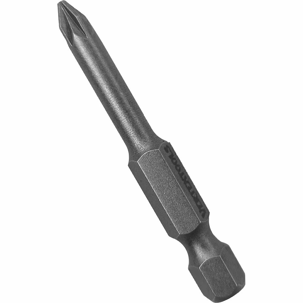 Набор бит PH2х50 10 шт. Vertextools БТ-PH2-50, с помощью ручного инструмента — фото 1