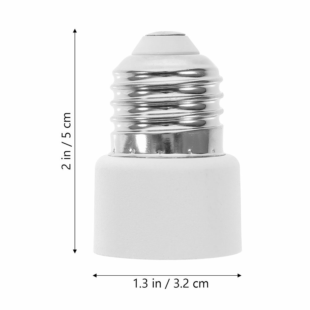 Адаптер Для Розетки Светильника E26 E27 В Круглую Вилку 5.00X3.20X3.20Cm