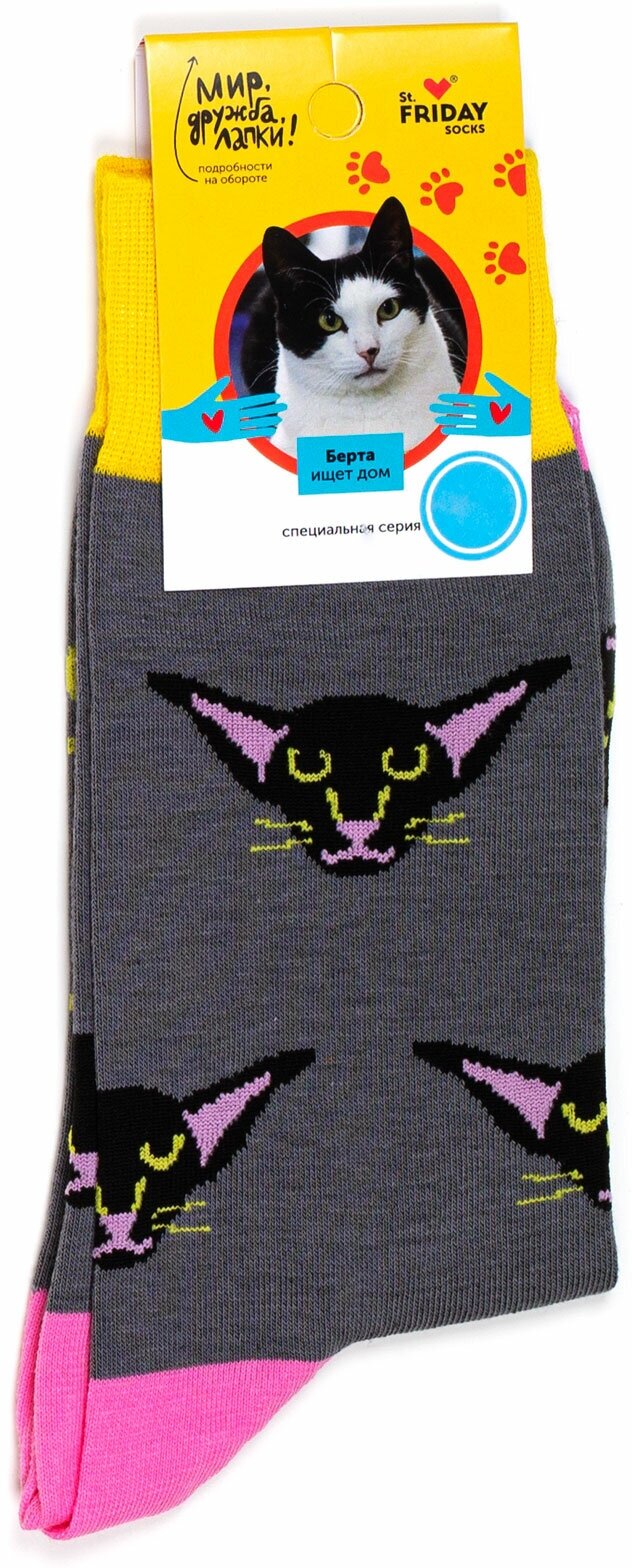 Носки Носки с кошками - Кот-Собака