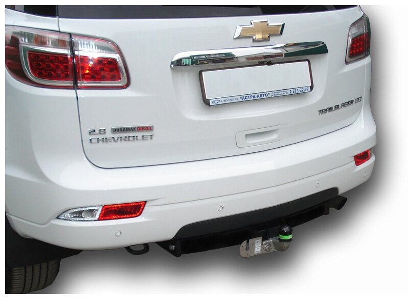 Фаркоп Лидер-Плюс для CHEVROLET TRAILBLAZER (GM800) 2012- с электрикой (Smart) и сертифкатом в комплекте арт.(C216-FC)