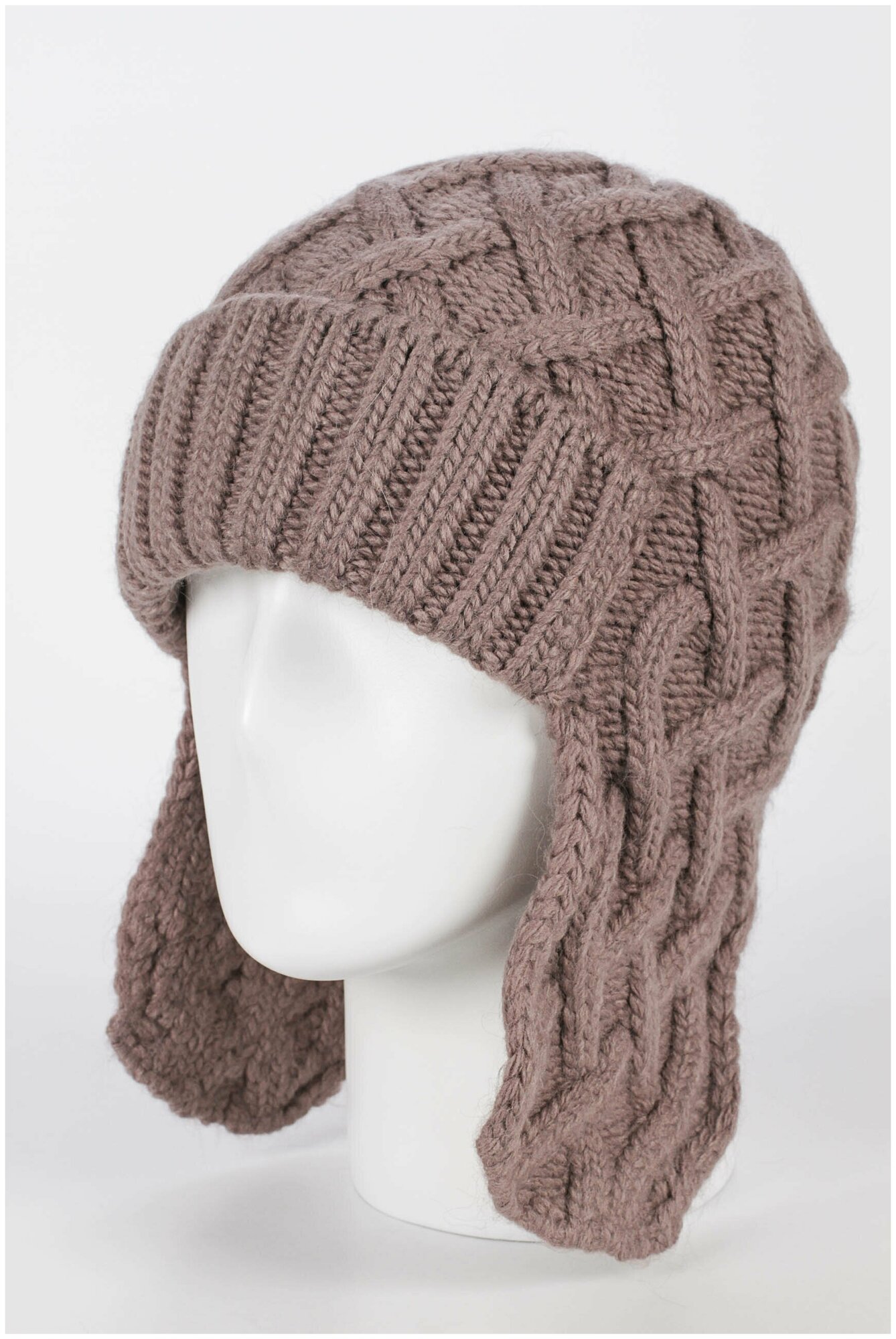 Шапка-ушанка для женщин