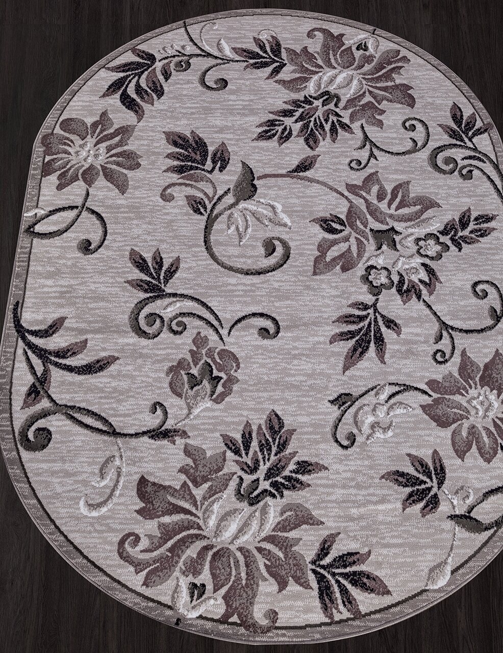 Ковер Современный Овал gray 2x3м