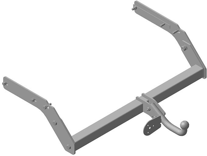 Фаркоп Avtos на GREAT WALL DEER G3 4Х4 (2X4) (2005)(паспорт и сертификат в комплекте)(без электрики)GW 01 (90x20x16)