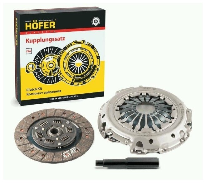 Сцепление RENAULT Logan 1,6/ LADA Largus 16V, КПП JR5, без подш, 200мм HF 530 098 Hofer