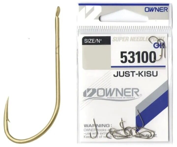 Крючок Owner 53100 с лопаткой Brown №16 Just-Kisu (16шт.)