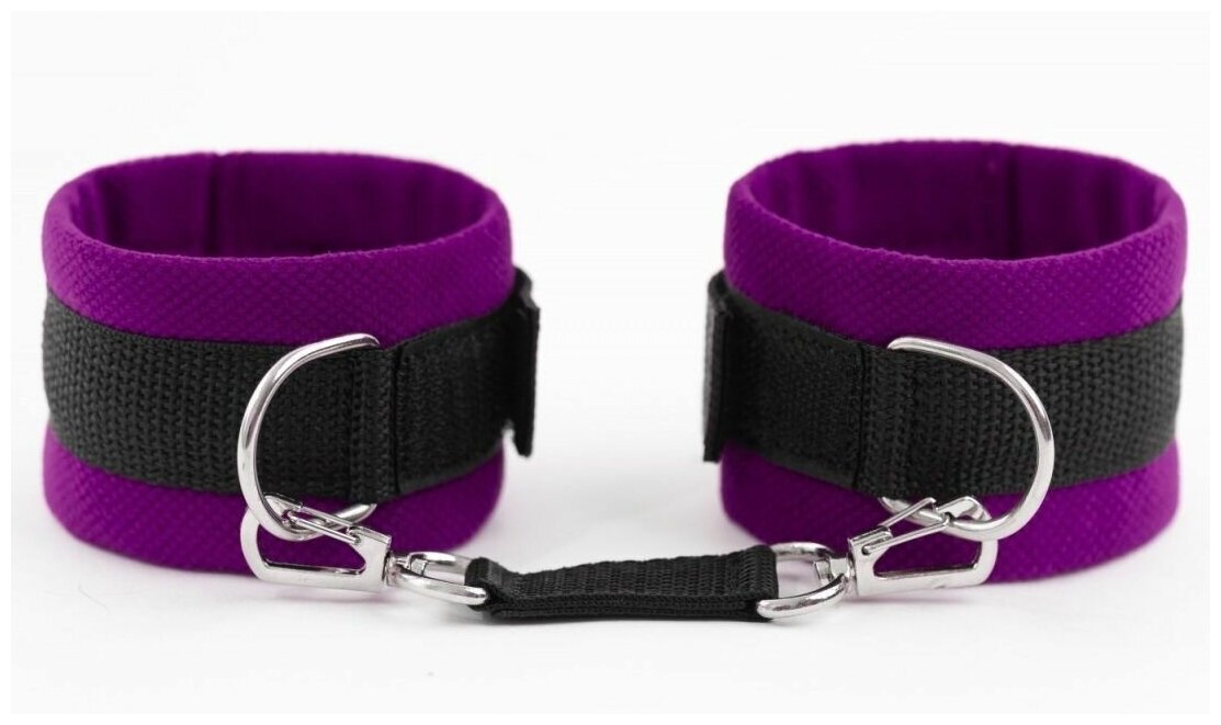 Фиолетово-черные оковы My rules на сцепке