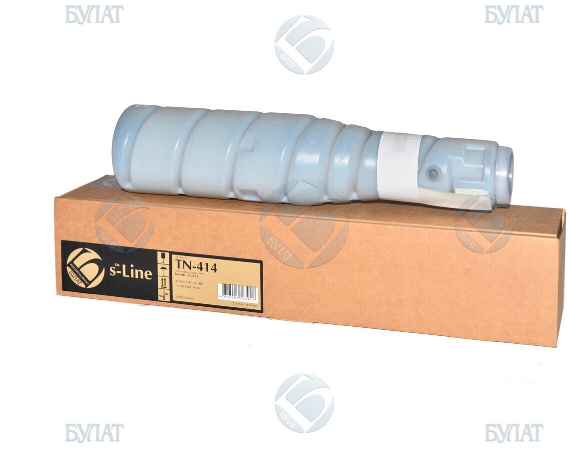 Тонер-картридж булат s-Line TN414 для Konica Minolta bizhub 363, bizhub 423 (Чёрный, 25000 стр.)