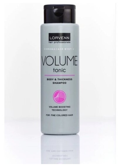 Шампунь для объема тонких и окрашенных волос Lorvenn Volume Tonic, 300 мл