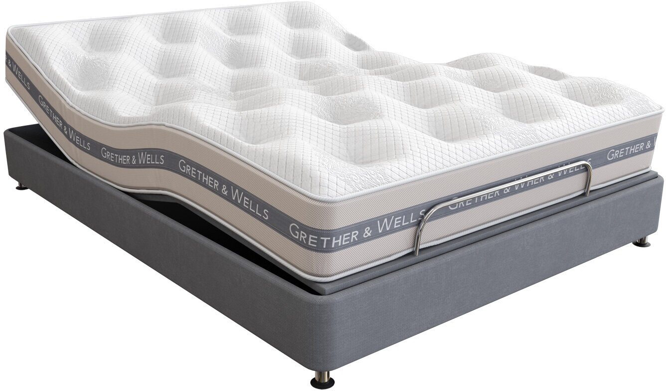Матрас двуспальный пружинный KING KOIL Grether Wells Genesis, 180х200 см, средняя жесткость