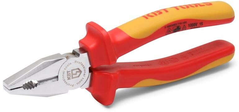 Пассатижи диэлектрические "Профи" 180 мм (КВТ) 67358