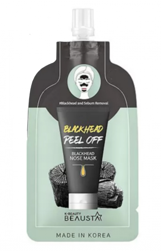 Маска-плёнка для носа Beausta против чёрных точек, 20 мл